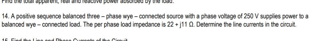 Solved Find the total apparent, real and reactive power | Chegg.com