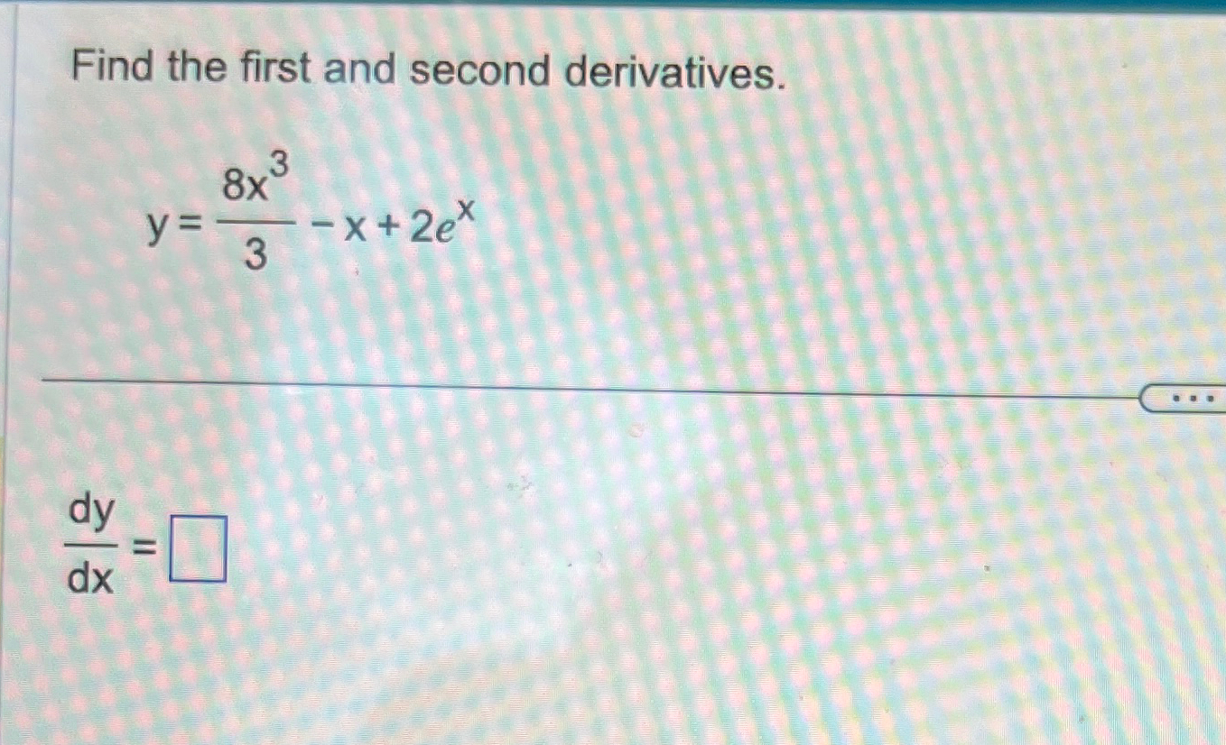 Solved Find the first and second | Chegg.com