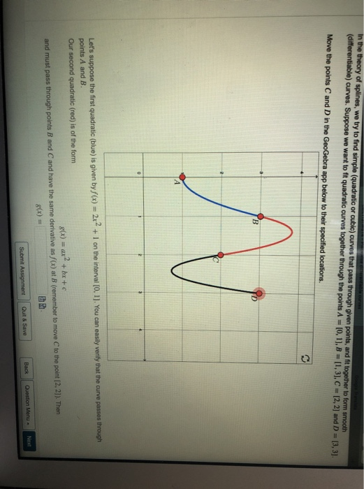 Solved In the theory of splines, we try to find simple | Chegg.com