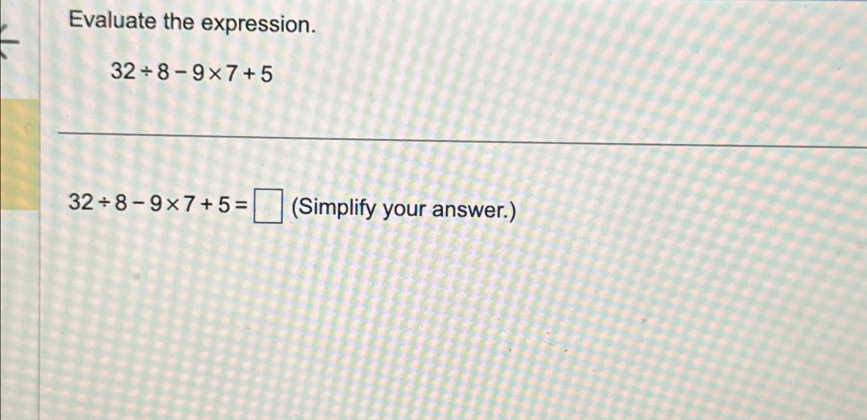 Solved Evaluate the | Chegg.com