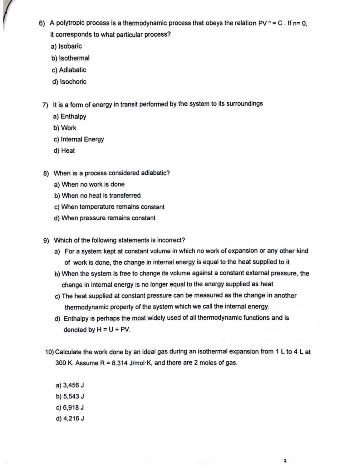 Solved A polytropic process is a thermodynamic process that | Chegg.com