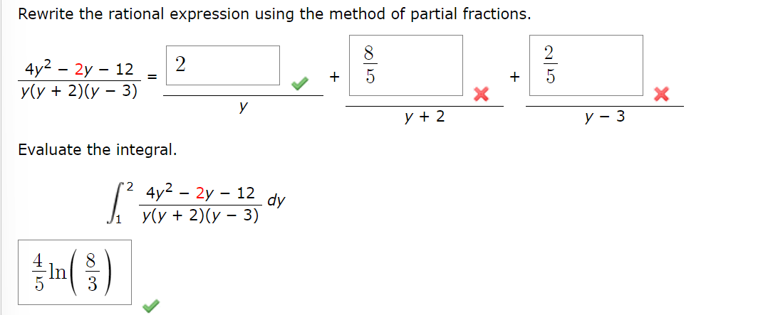 Solved Rewrite the rational expression using the method of | Chegg.com