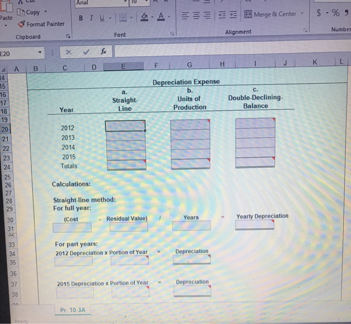 Solved OBJ. 2 3 456 PE 10-3A Units-of-output depreciation A | Chegg.com
