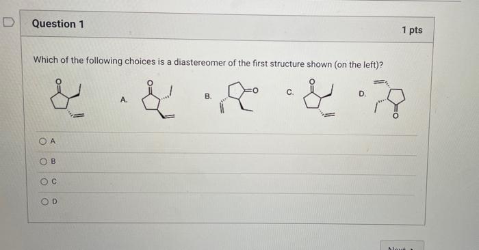 Solved Which of the following choices is a diastereomer of | Chegg.com