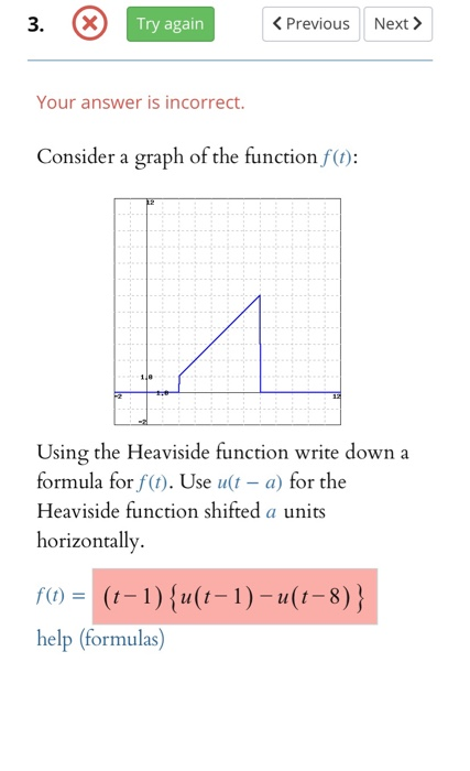 Solved ( Try again Your answer is | Chegg.com