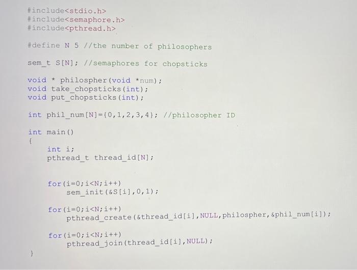 Solved Dining Philosopher's problem is a famous problem in | Chegg.com