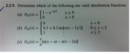 Solved Determine which of the following are valid | Chegg.com