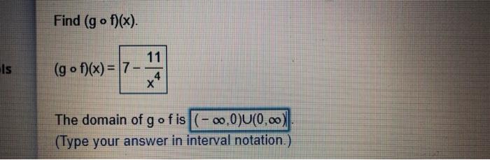 Solved Find (fog)(x) and (gof)(x) for the pair of functions | Chegg.com