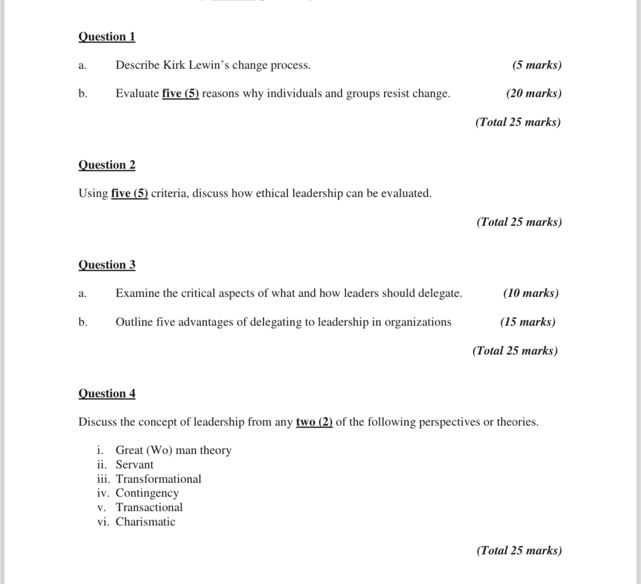 Solved Question 1a. ﻿Describe Kirk Lewin's change | Chegg.com