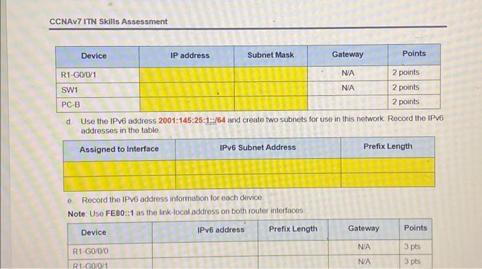 Solved Ip Addressing Worksheet B Record Your Subnet