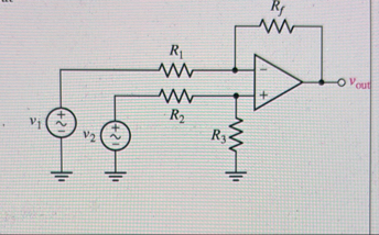 Solved Derive an expression for Vout as a function of V1 | Chegg.com