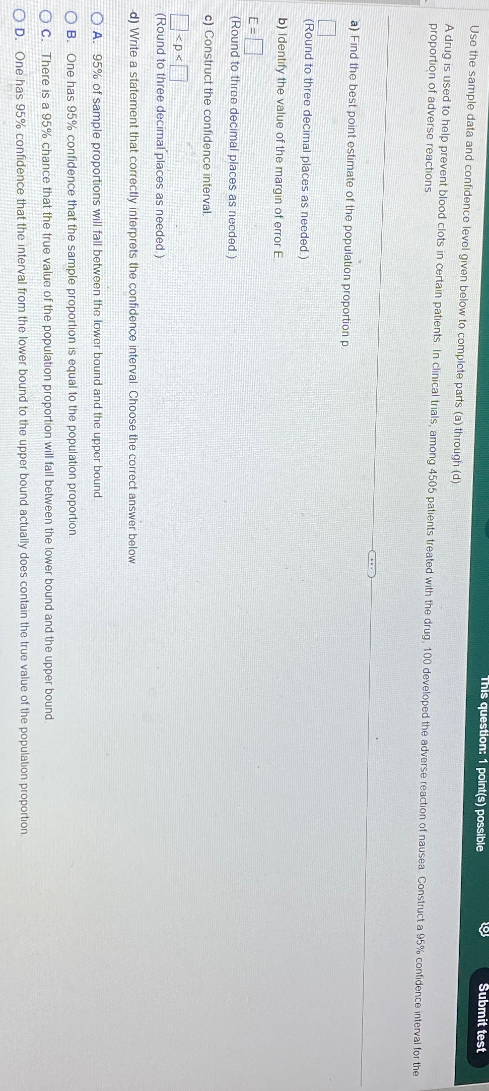 Solved unis question: 1 point(s) possibleUse the sample | Chegg.com Solved unis question: 1 point(s) possibleUse the sample | Chegg.com