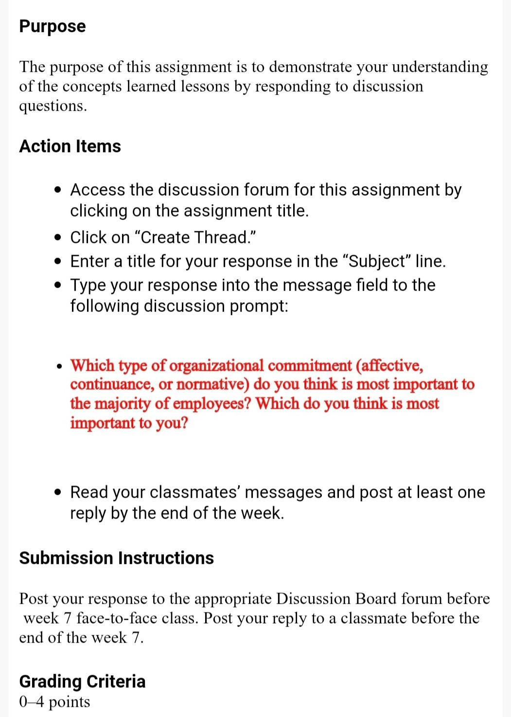 Solved Purpose The purpose of this assignment is to | Chegg.com