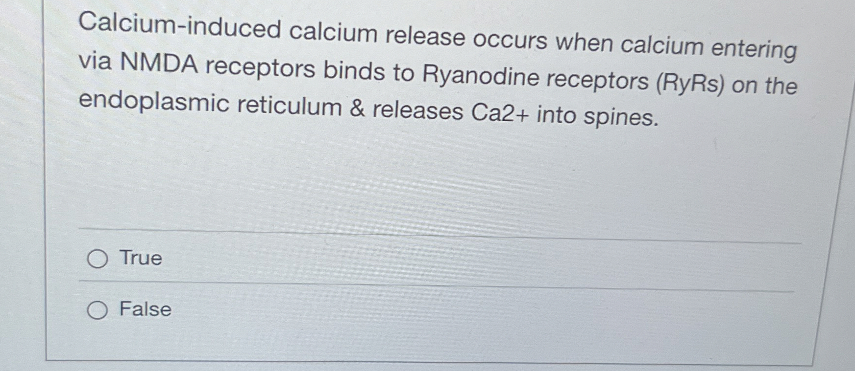 Solved Calcium-induced calcium release occurs when calcium | Chegg.com