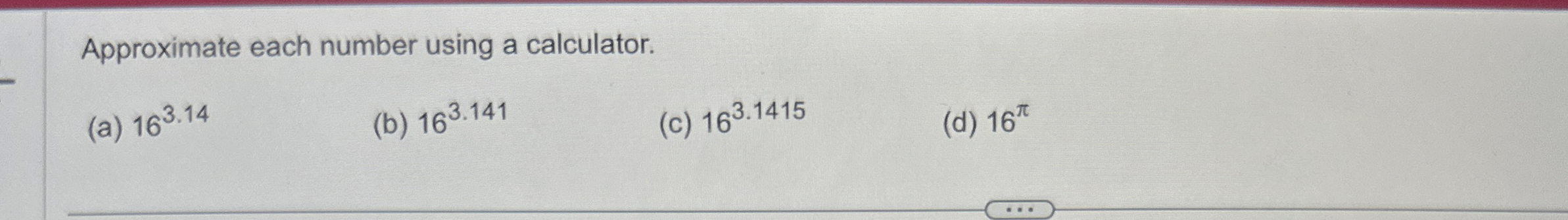 Solved Approximate each number using a | Chegg.com