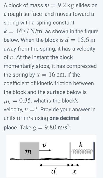 Solved Two objects are moving towards each other with | Chegg.com