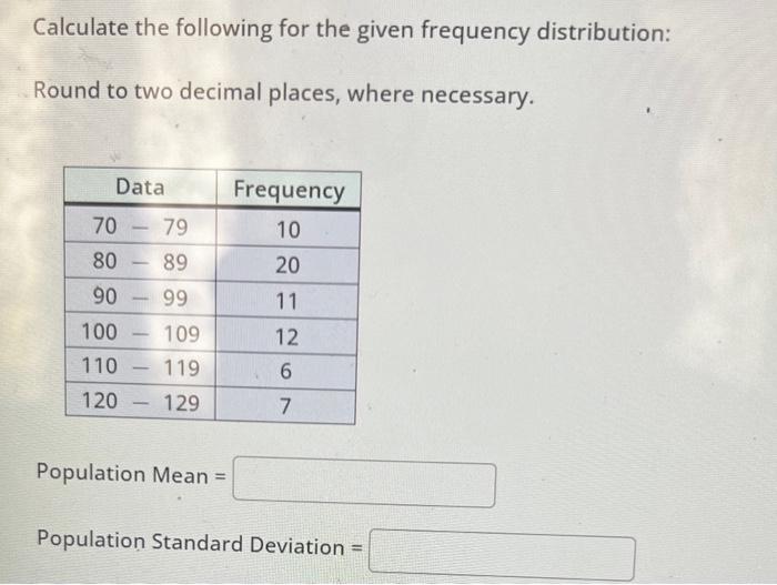 Solved Calculate the following for the given frequency | Chegg.com