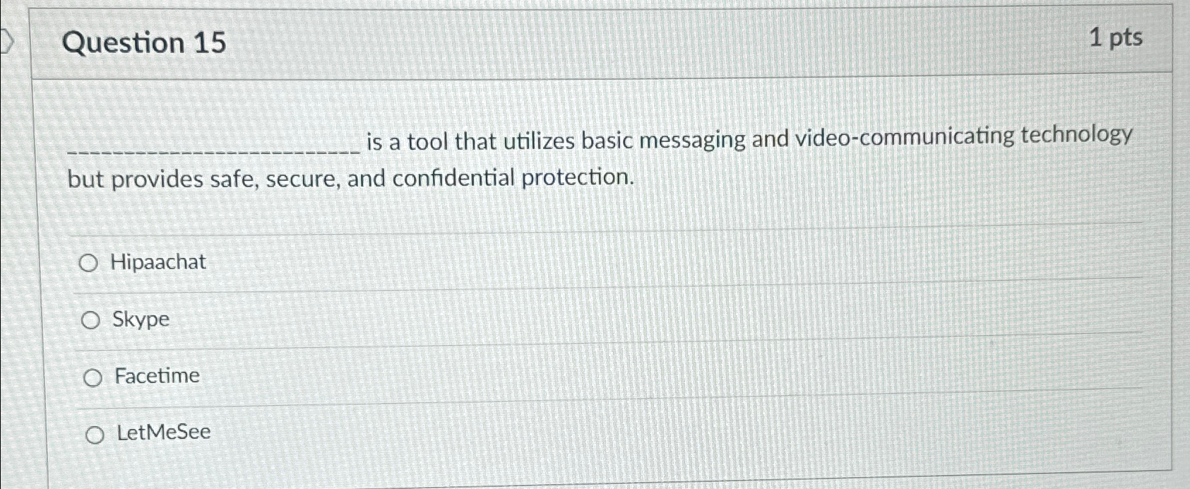 Solved Question 151ptsis a tool that utilizes basic | Chegg.com