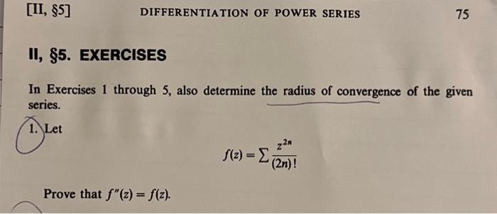 Solved In Exercises 1 through 5, also determine the radius | Chegg.com
