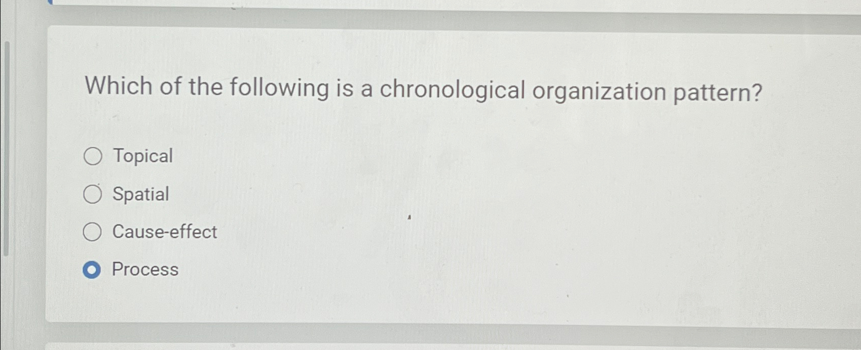 Which of the following is a chronological | Chegg.com