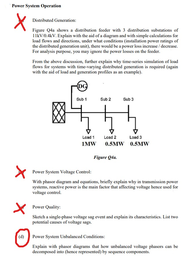Solved Electrical Engineering : Power Systems - ﻿there is 4 | Chegg.com