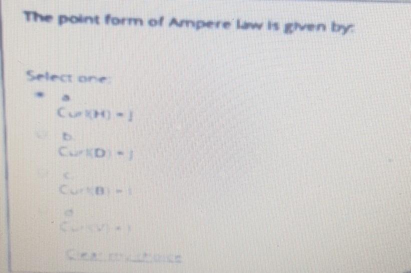 Solved The point form of Ampresarven by Select on ਦਾ CW-*H41 | Chegg.com