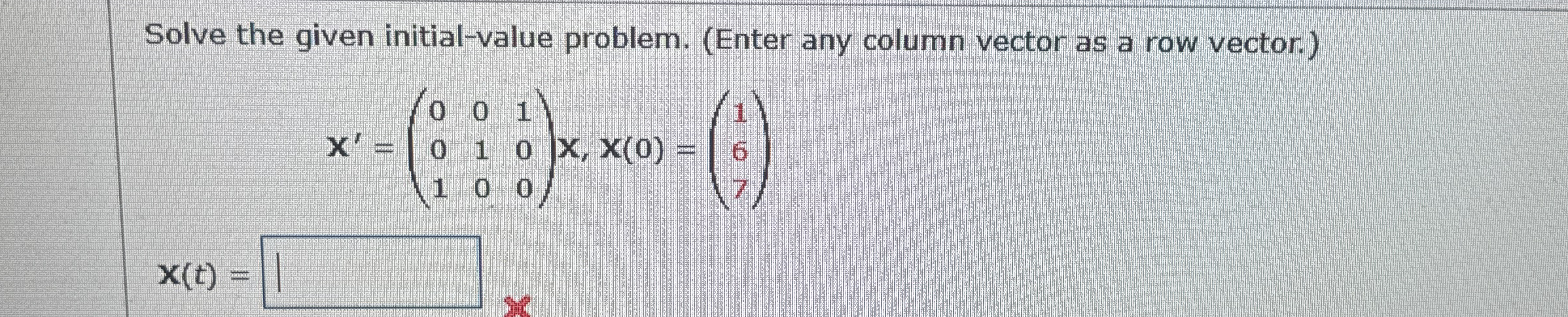 Solved Solve the given initial-value problem. (Enter any | Chegg.com Solved Solve the given initial-value problem. (Enter any | Chegg.com