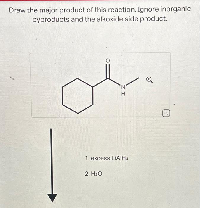 Solved Draw the major product of this reaction. Ignore | Chegg.com