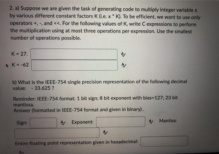 Solved 2. a) Suppose we are given the task of generating | Chegg.com