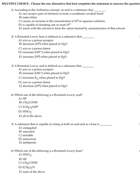 Solved MULTIPLE CHOICE. Choose the one alternative that best | Chegg.com