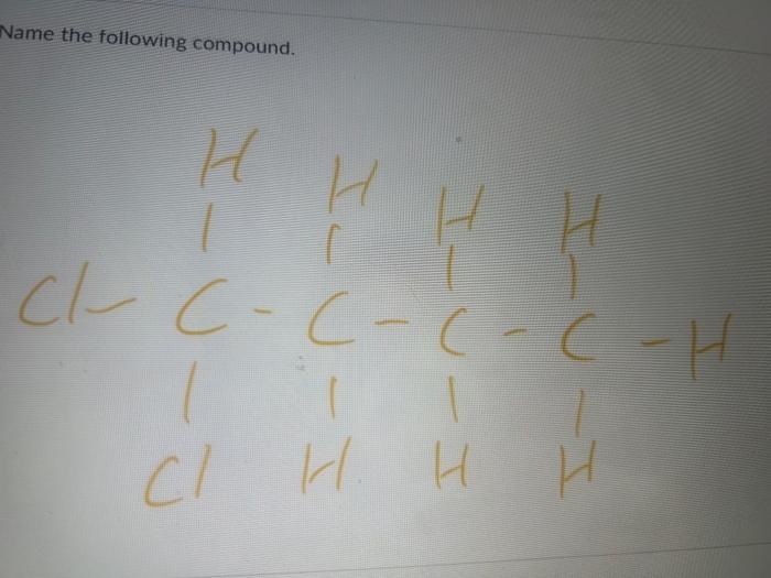 Solved Cl−CH−CC−CHH−C−H | Chegg.com