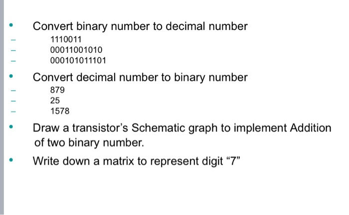 Solved Convert binary number to decimal number 1110011 | Chegg.com