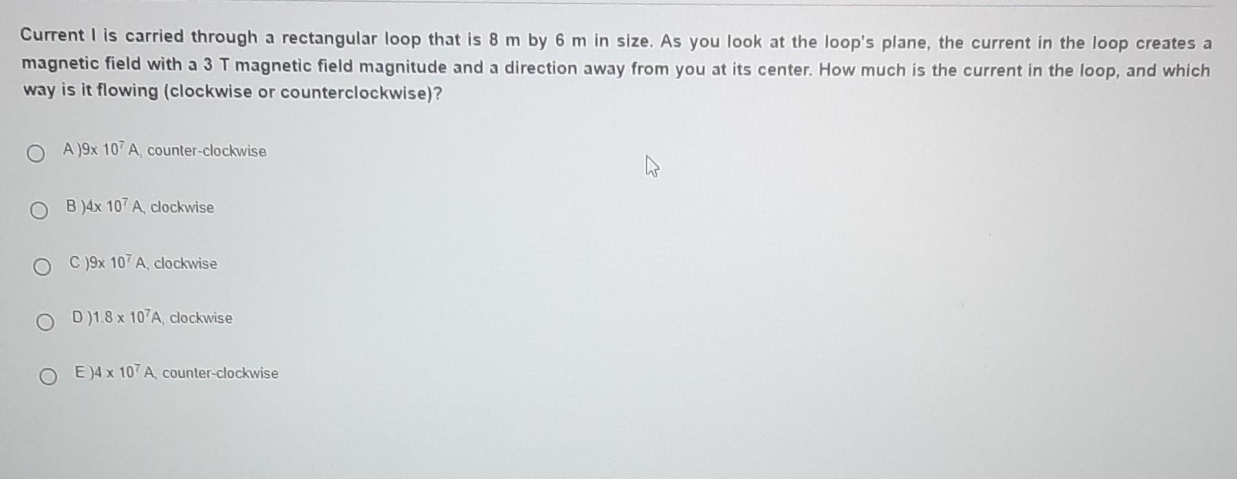 Solved Current 1 is carried through a rectangular loop that | Chegg.com