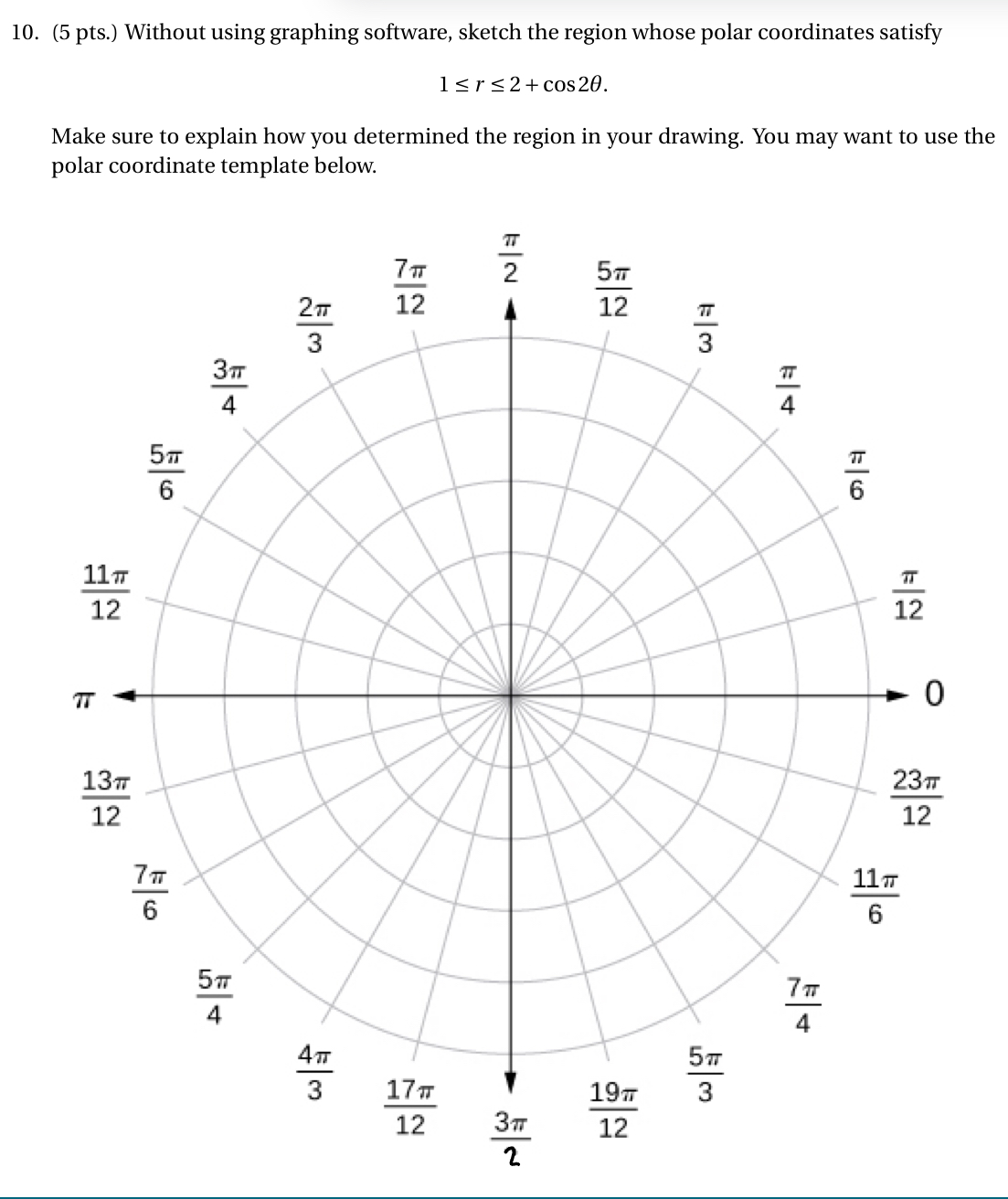 Solved Without using graphing software, sketch the region | Chegg.com