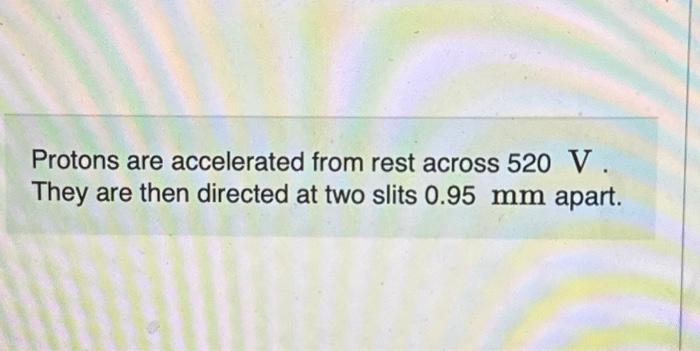Solved Protons are accelerated from rest across 520 V. They | Chegg.com