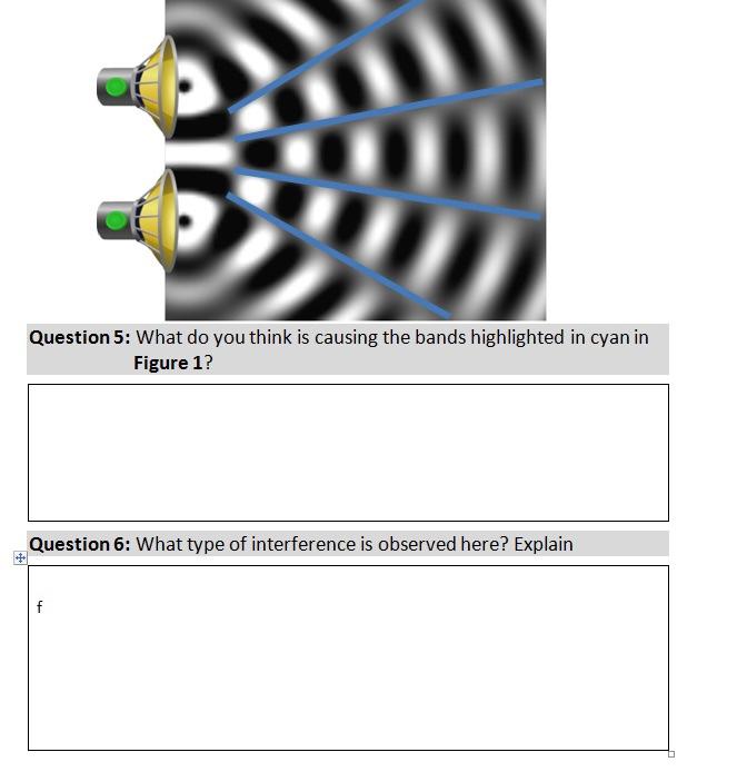 Wave Interference PHET Simulation Click the speaker | Chegg.com