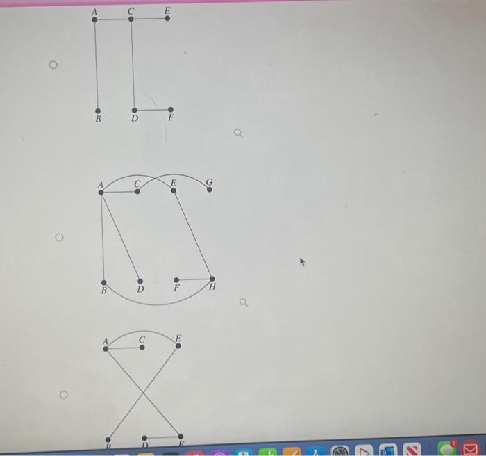 Solved Which of the graphs is NOT a tree? | Chegg.com