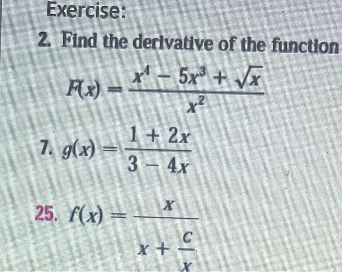 Solved Exercise: 31-32 Find an equation of the tangent line | Chegg.com