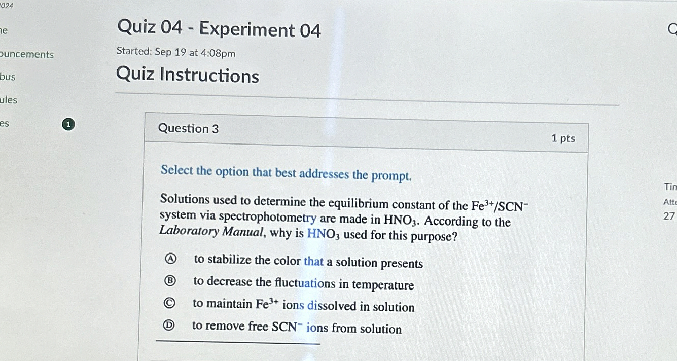 Solved Question 3Select the option that best addresses the | Chegg.com
