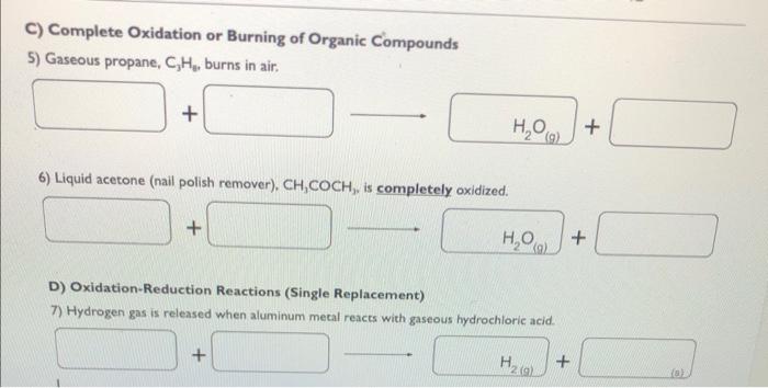 Solved A) Combination Reactions 1) Solid sodium chloride is | Chegg.com