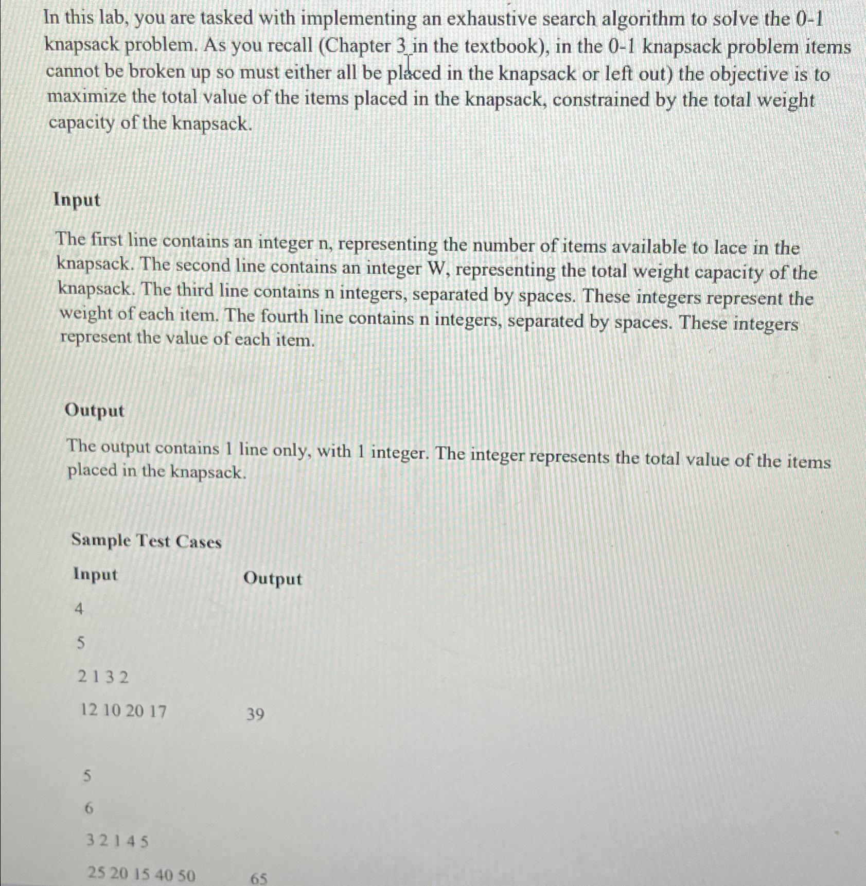 Solved In this lab, you are tasked with implementing an | Chegg.com