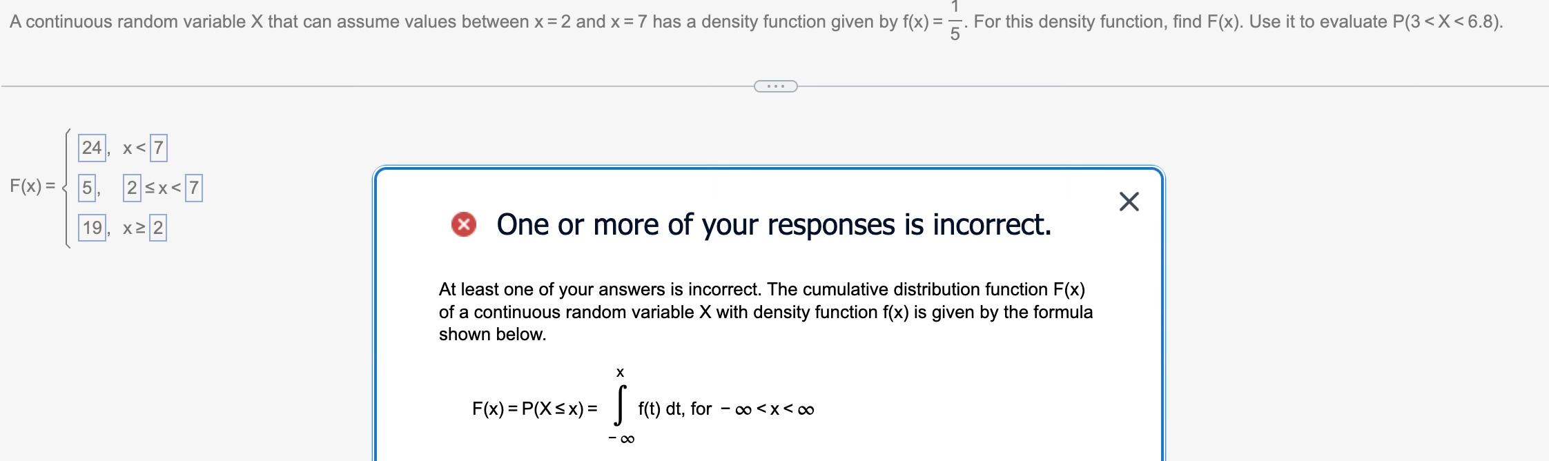 Solved A Continuous Random Variable X ﻿that Can Assume 7037