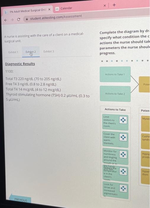 A nurse is assisting with the care of a client on a | Chegg.com