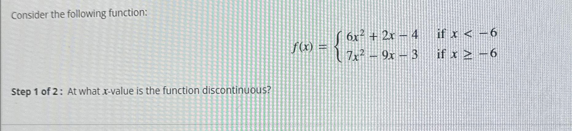 Solved Consider the following | Chegg.com