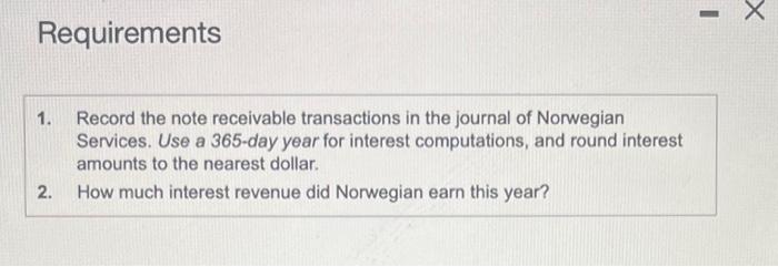 Solved Rewew the folowing note receivable transactions in | Chegg.com