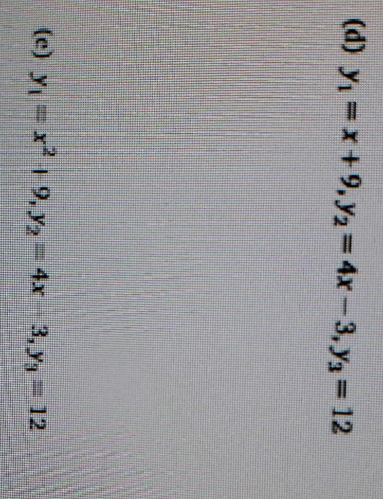 Solved Linear independence 3. Of the five lists of functions | Chegg.com