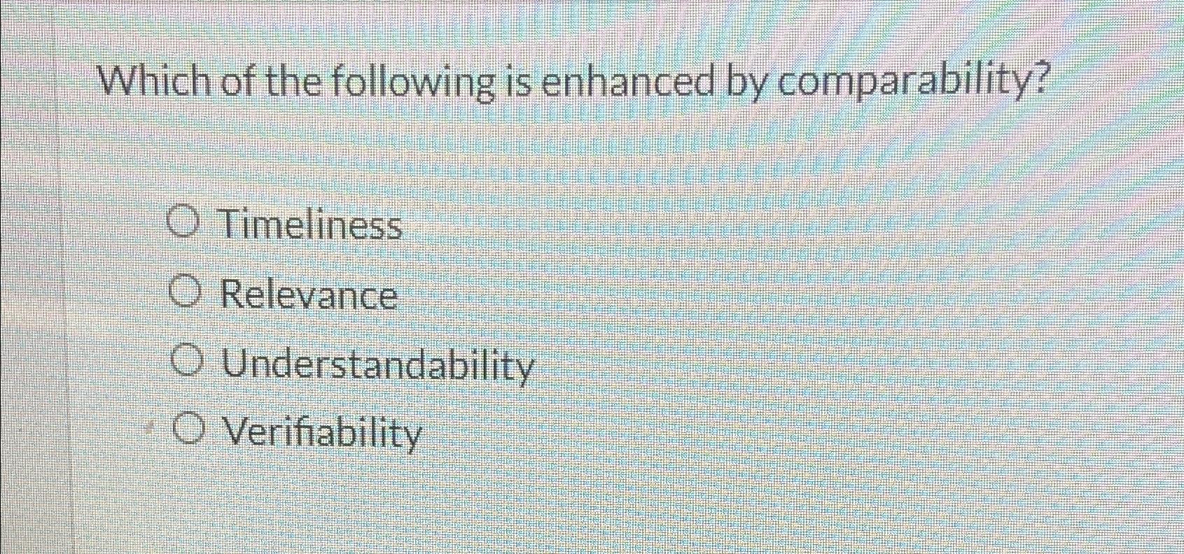 Solved Which of the following is enhanced by | Chegg.com