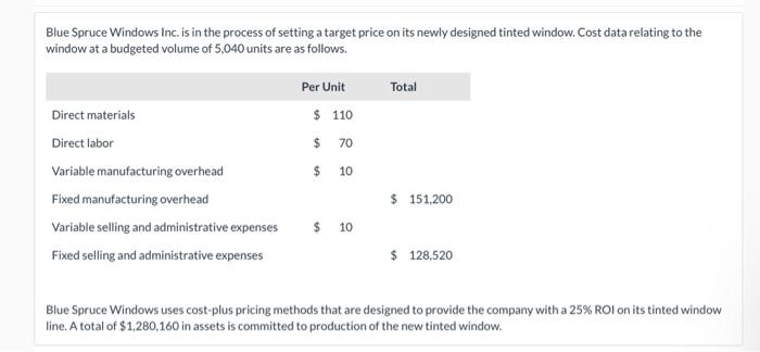 Solved Compute the markup percentage under variable-cost | Chegg.com