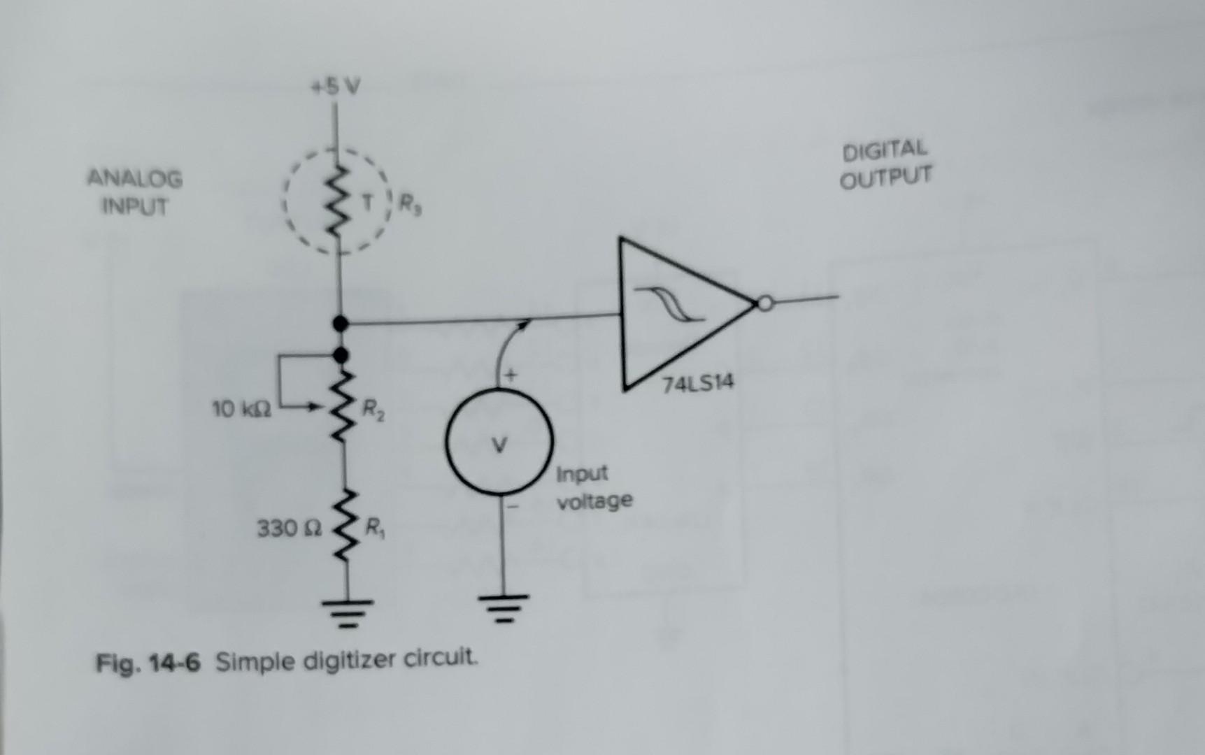 Solved Fig. 14-5 Digital light-meter circuit. 35. Refer to | Chegg.com