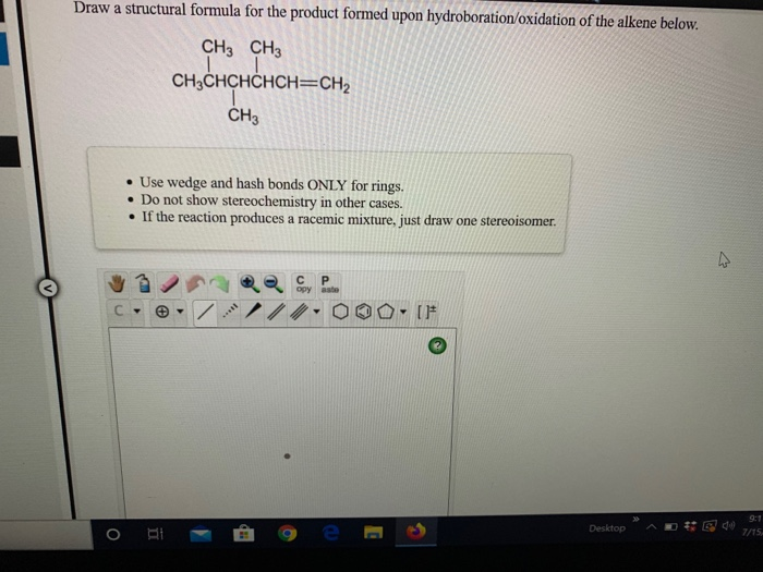 Solved Draw a structural formula for the product formed upon | Chegg.com